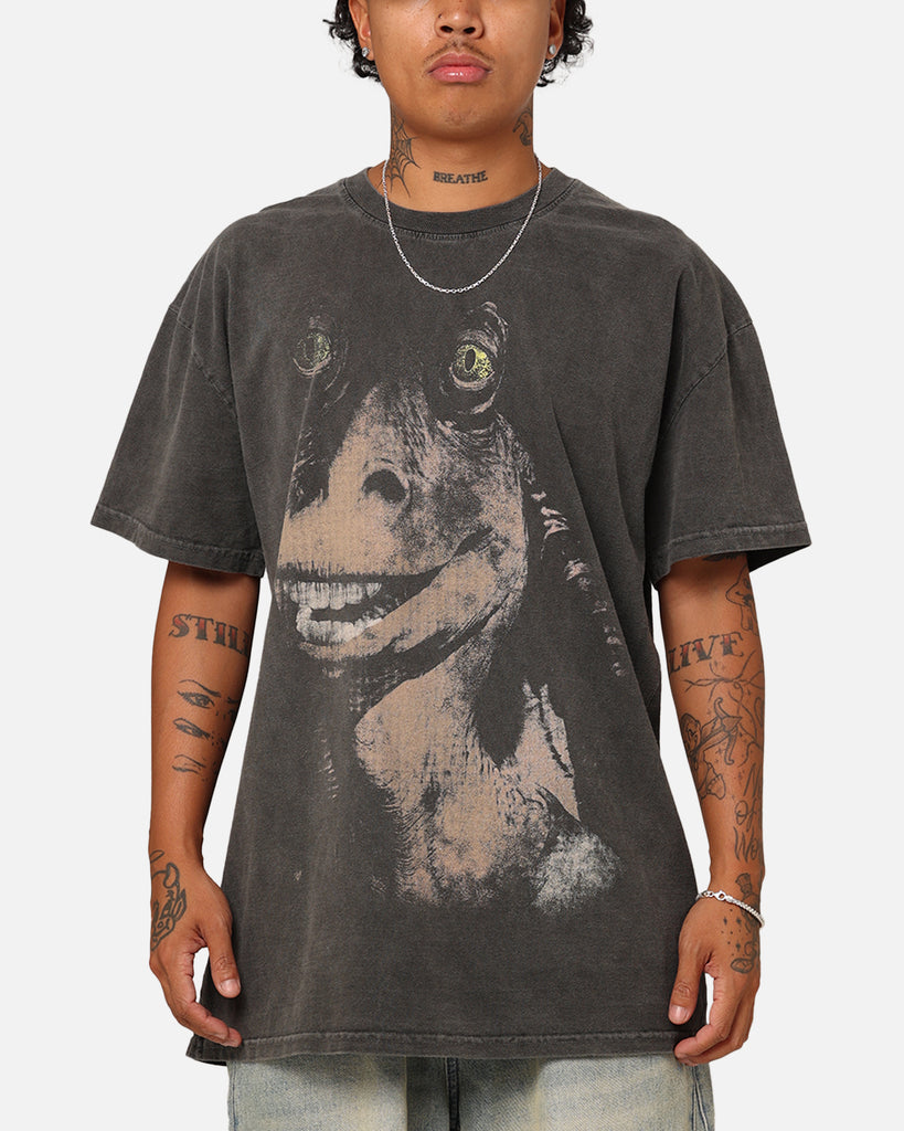 Star Wars Jar Jar Binks Heavyweight T-Shirt Black Wash | Culture Kings