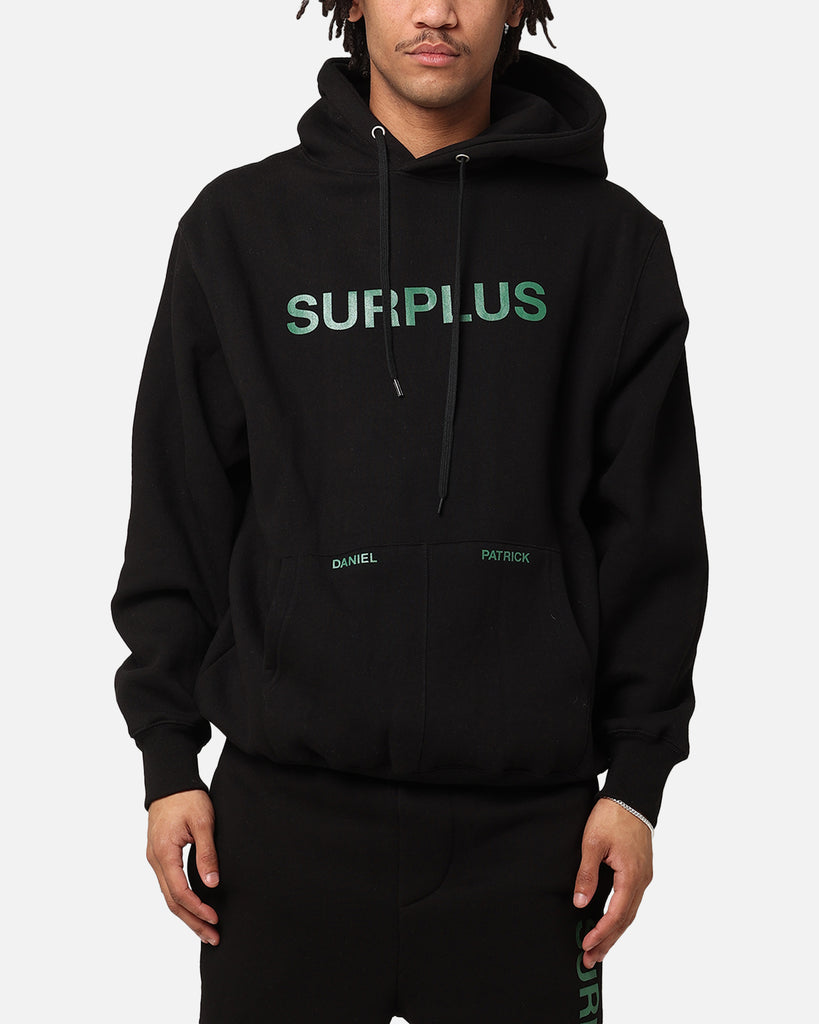 Daniel Patrick Surplus Logo Hoodie Black/Hunter Green | Culture Kings
