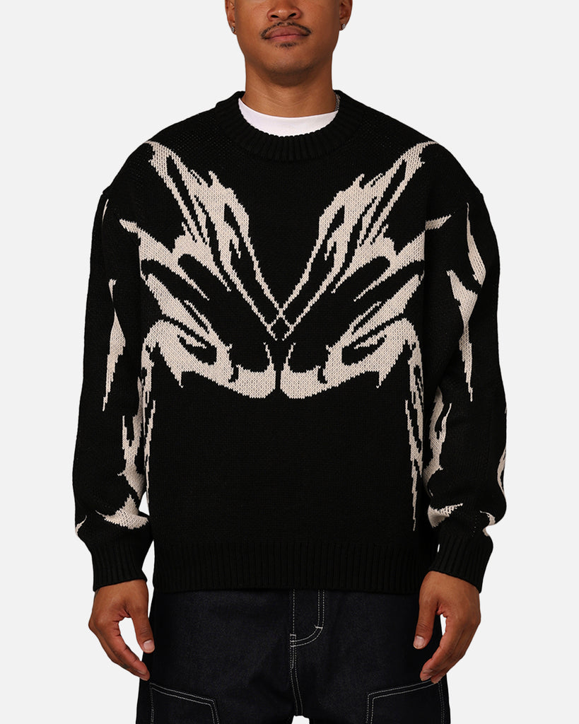 Loiter Cyber Knit Sweater Black | Culture Kings