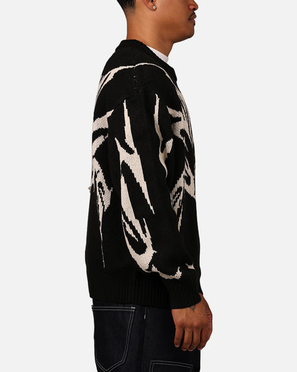 Loiter Cyber Knit Sweater Black | Culture Kings