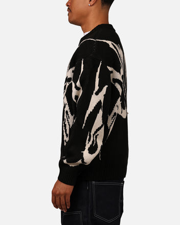 Loiter Cyber Knit Sweater Black | Culture Kings