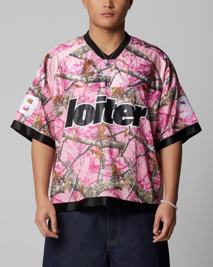 Loiter Training Jersey Pink Camo | Culture Kings