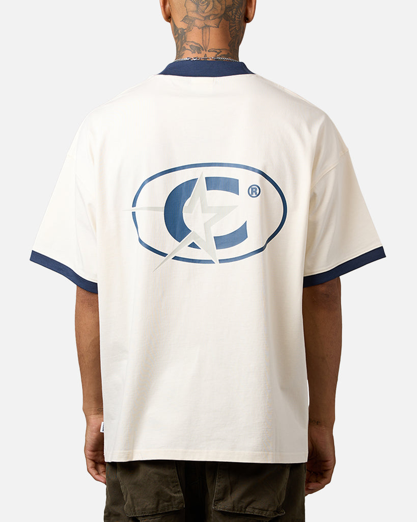 Carre C-Superstar Oversized Ringer T-Shirt Off White/Navy | Culture Kings