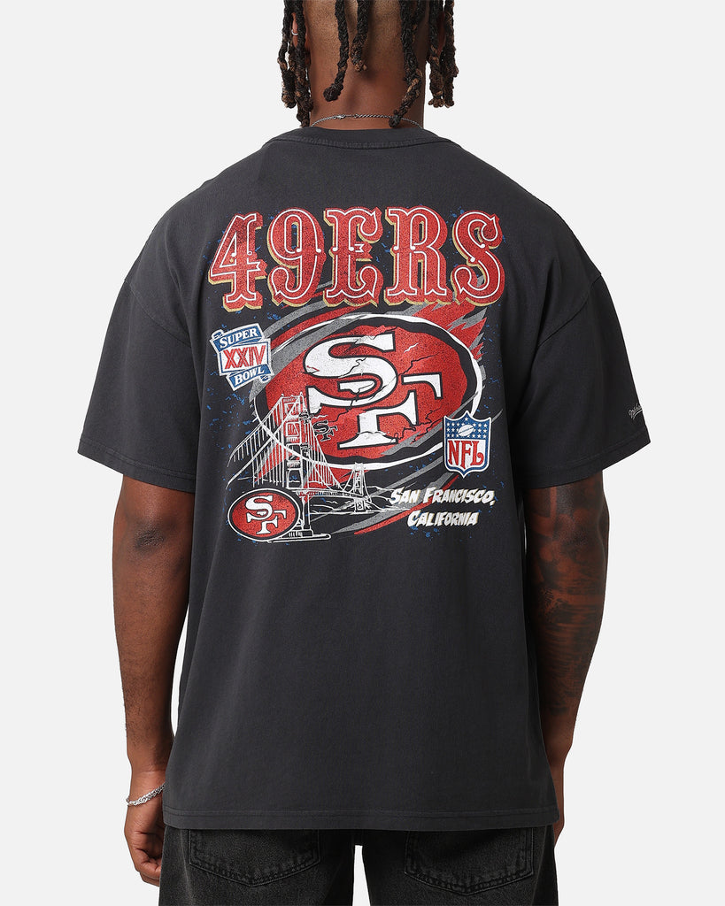Mitchell & Ness San Francisco 49ers 'Alter Ego' Flames T-Shirt Faded B | Culture Kings