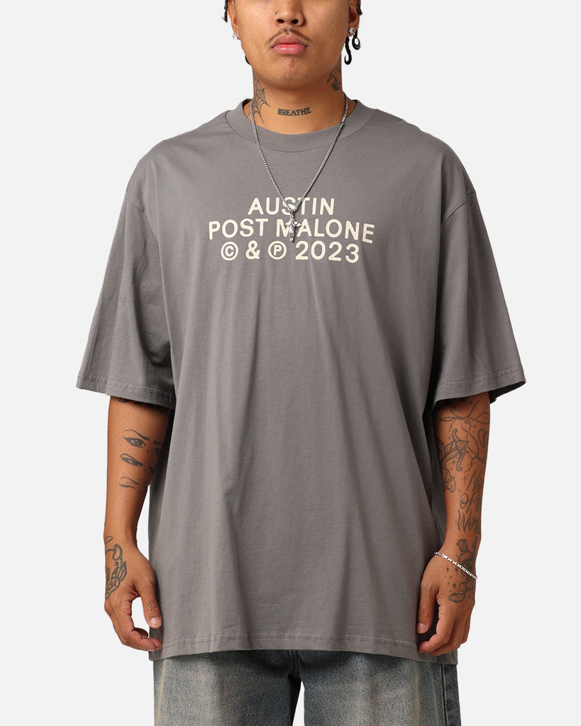 Post Malone Austin 2023 Tour T-Shirt Dove Grey | Culture Kings