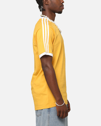 Adidas Classics 3-Stripes T-Shirt Yellow | Culture Kings