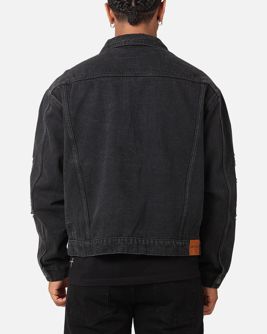 Saint Morta Rage Denim Jacket Black | Culture Kings