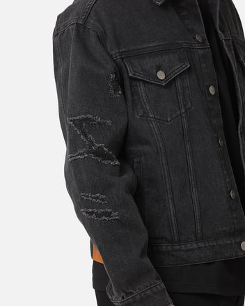 Saint Morta Rage Denim Jacket Black | Culture Kings