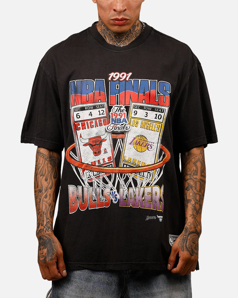 Mitchell & Ness Chicago Bulls Vs Los Angeles Lakers Stub T-Shirt Overd ...