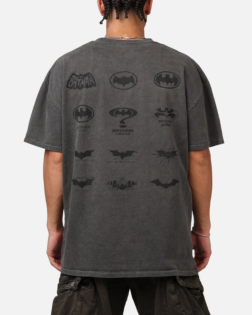 Goat Crew X DC Batman Batman Logos Heavyweight T-Shirt Black Wash ...