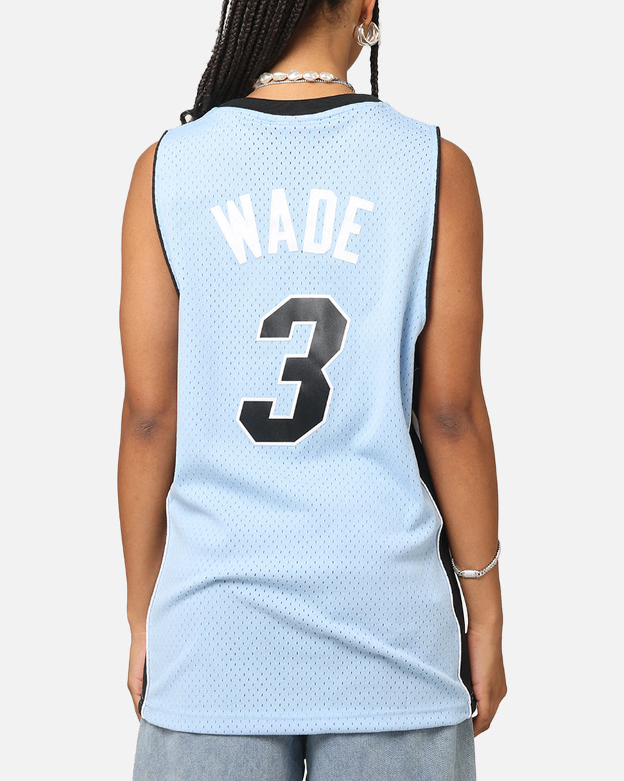 Mitchell & Ness Miami Heat Dwyane Wade 'Vapor Blue' Jersey Light Blue ...
