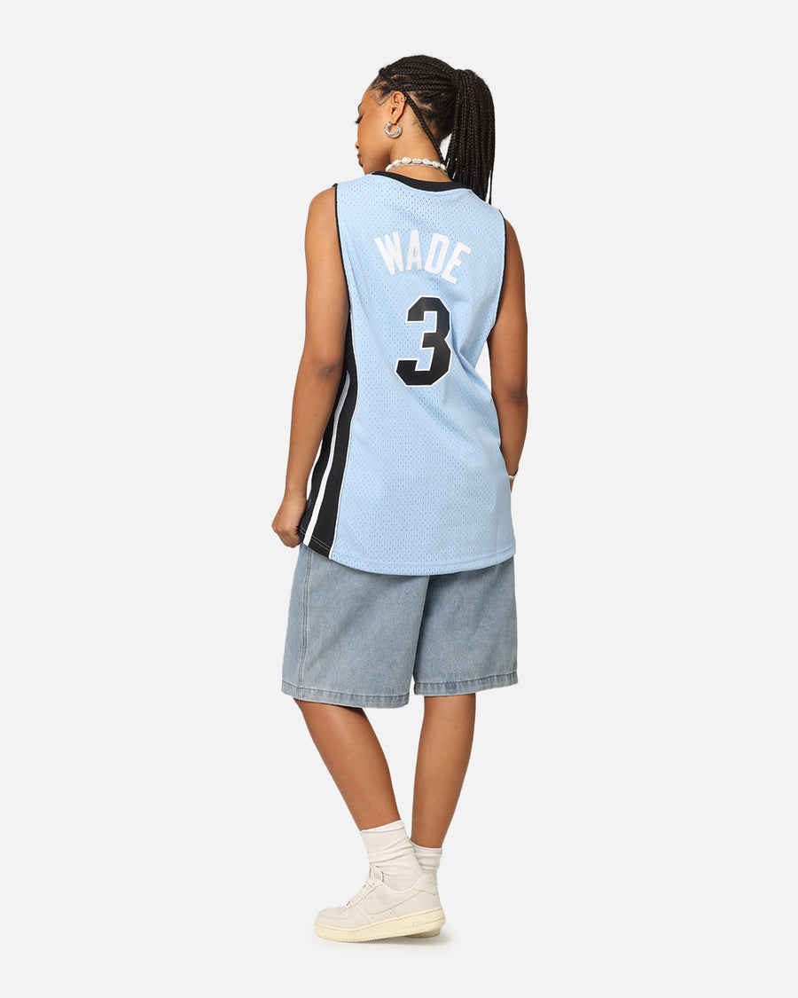 Mitchell & Ness Miami Heat Dwyane Wade 'Vapor Blue' Jersey Light Blue ...