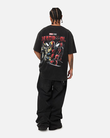 Goat Crew Marvel Deadpool Poster Heavy T-Shirt Vintage Black | Culture ...