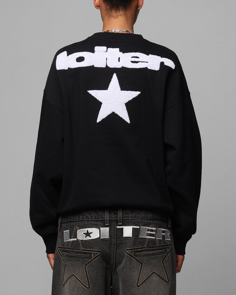 Loiter Premium Essentials Crewneck Black | Culture Kings