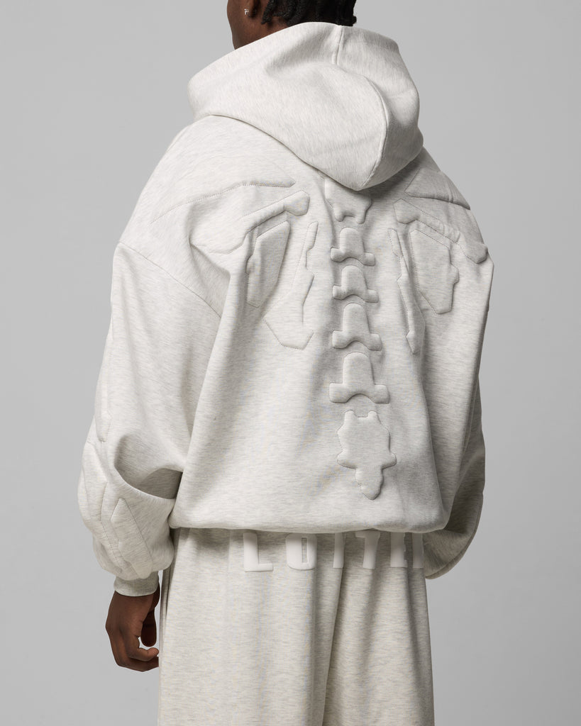 Loiter Sandevistan Hoodie Grey Marle | Culture Kings
