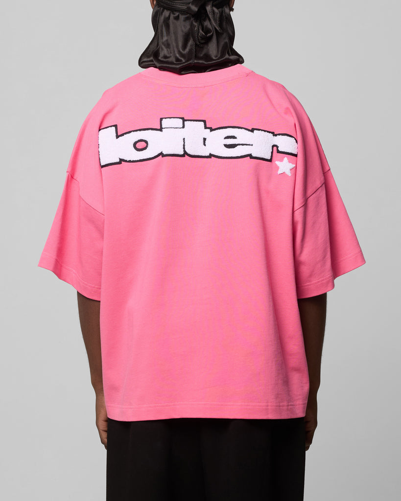 Loiter Premium Essentials Boxy T-Shirt Pink | Culture Kings