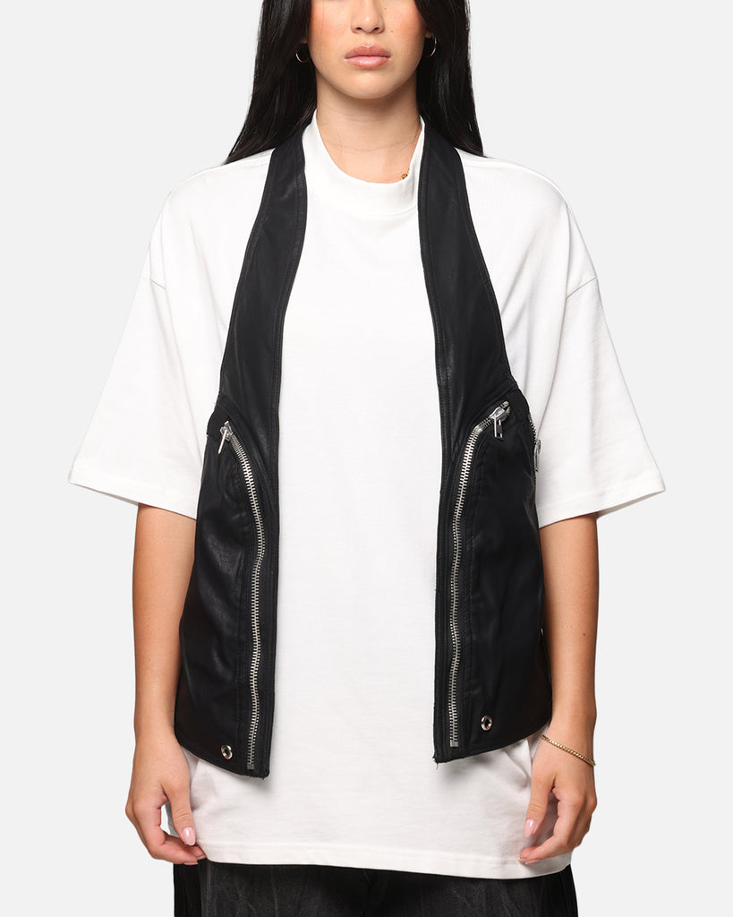MNML Leather Holster Vest Black | Culture Kings
