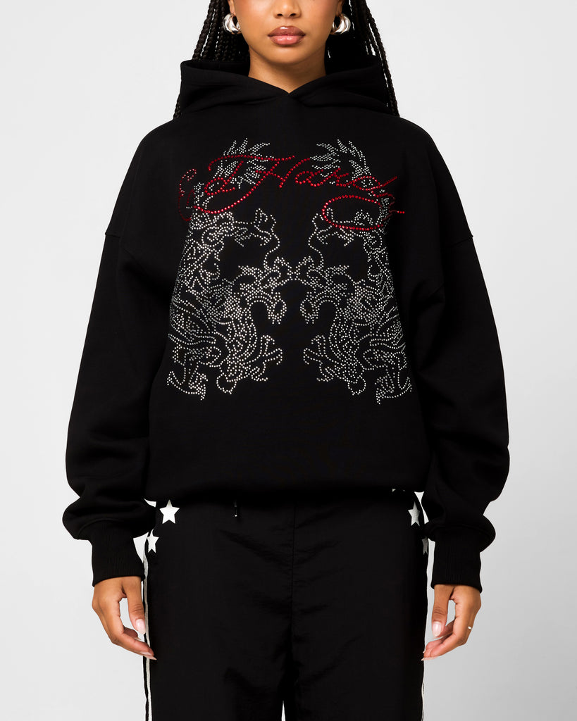Ed Hardy Rhinestone Dragon Hoodie Black | Culture Kings