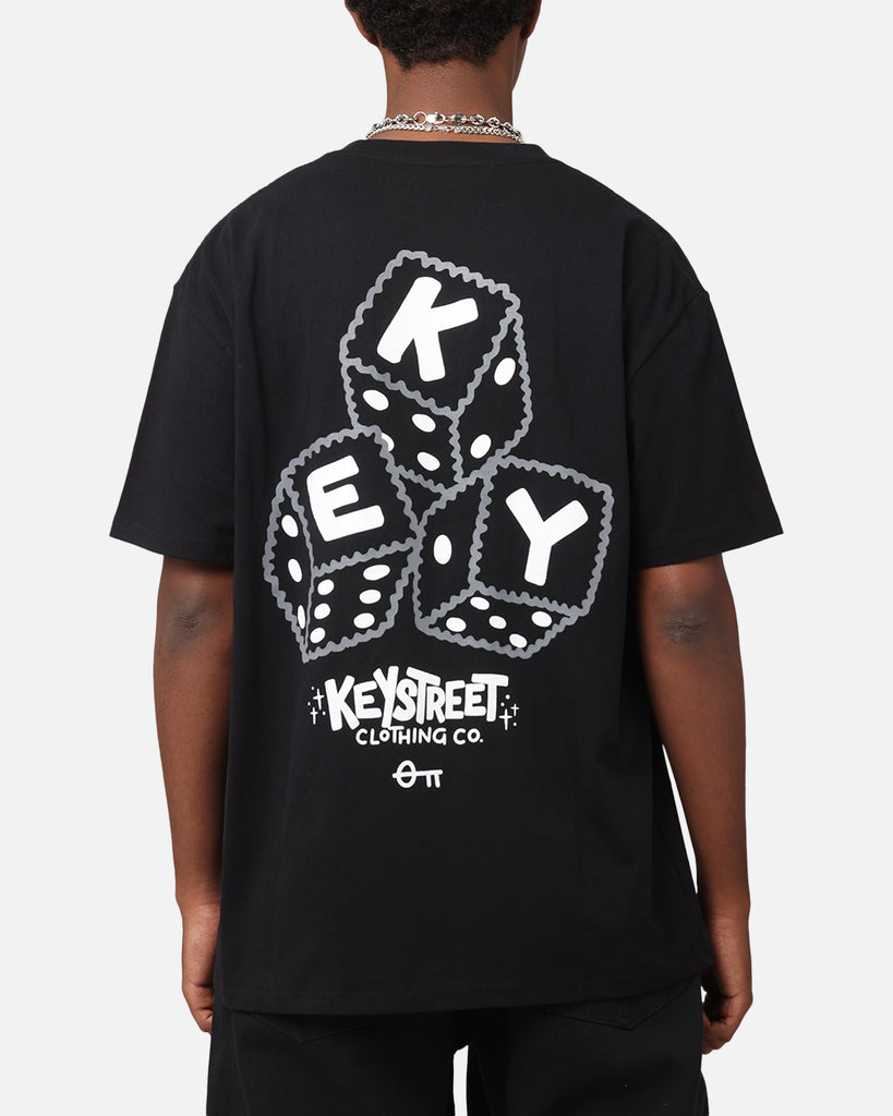Key Street Dice Vintage T-Shirt Black | Culture Kings