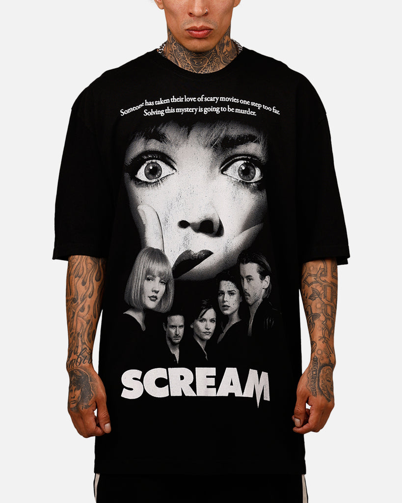 Bioworld Vintage Scream T-Shirt Washed Black | Culture Kings