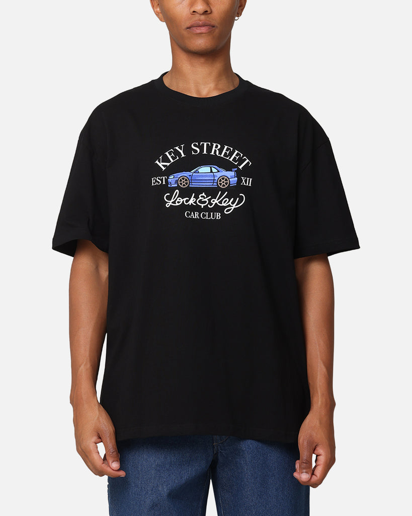 Key Street Lock And Key Club 1 T-Shirt Black | Culture Kings