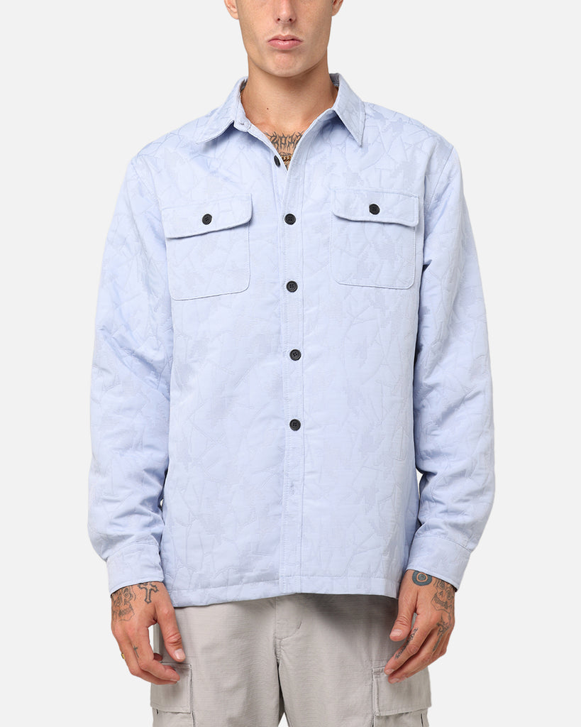 XXIII Nebula Textured Overshirt Blue | Culture Kings