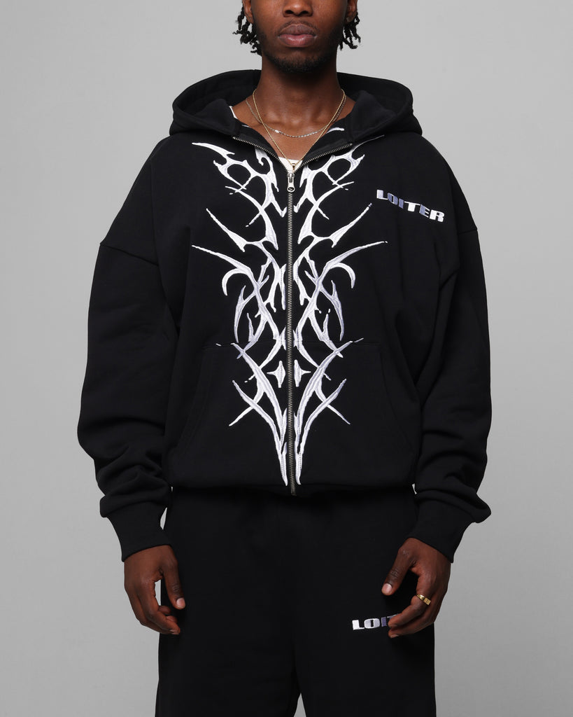 Loiter Blood Born Zip Hoodie Black | Culture Kings