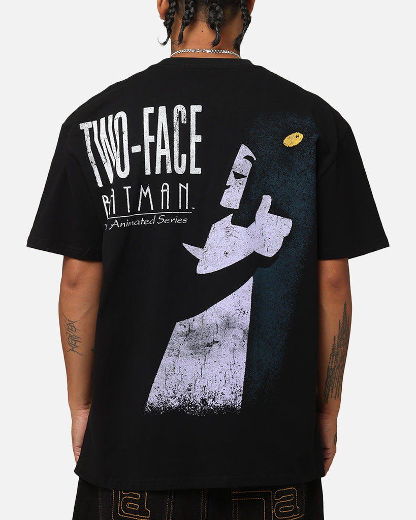 American Thrift X DC Batman Two Face Heavy T-Shirt Black | Culture Kings