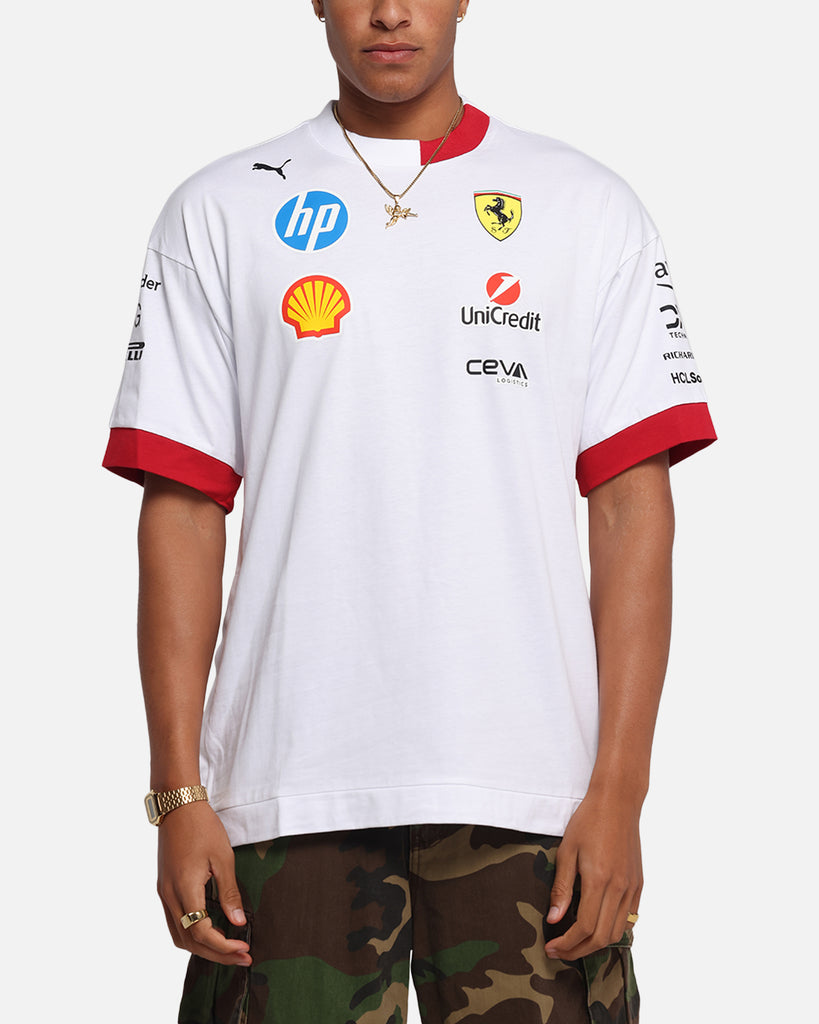 Puma X Scuderia Ferrari Drivers Oversized T-Shirt White | Culture Kings