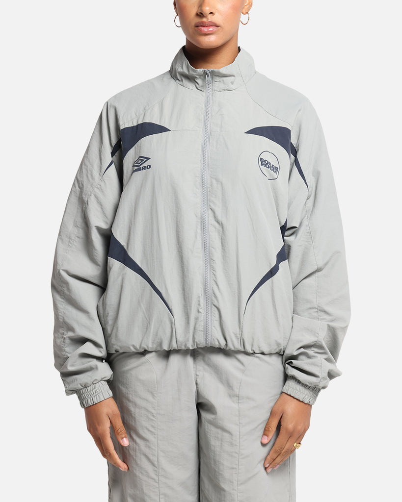 Boiler Room X Umbro Shell Track Jacket Grey | Culture Kings