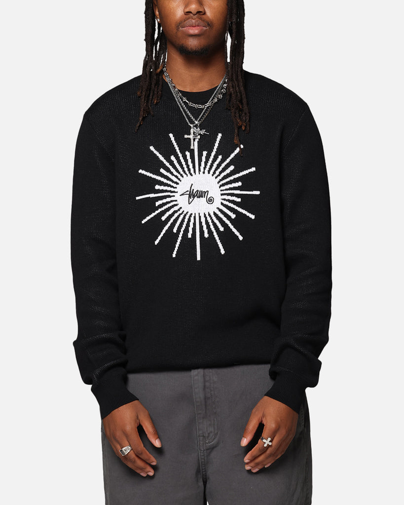 S Double Sunburst Sweater Black | Culture Kings