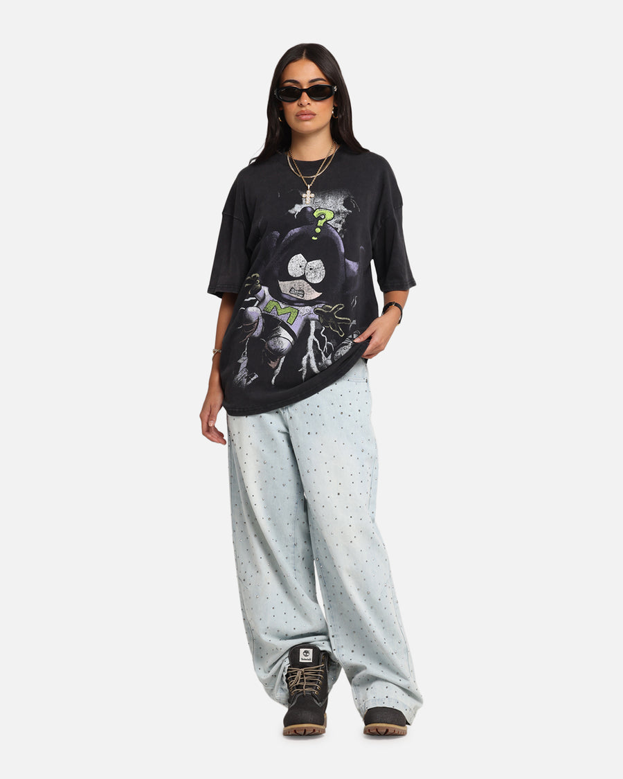 73Studio X South Park Mysterion Vintage T-Shirt Black Acidwash ...