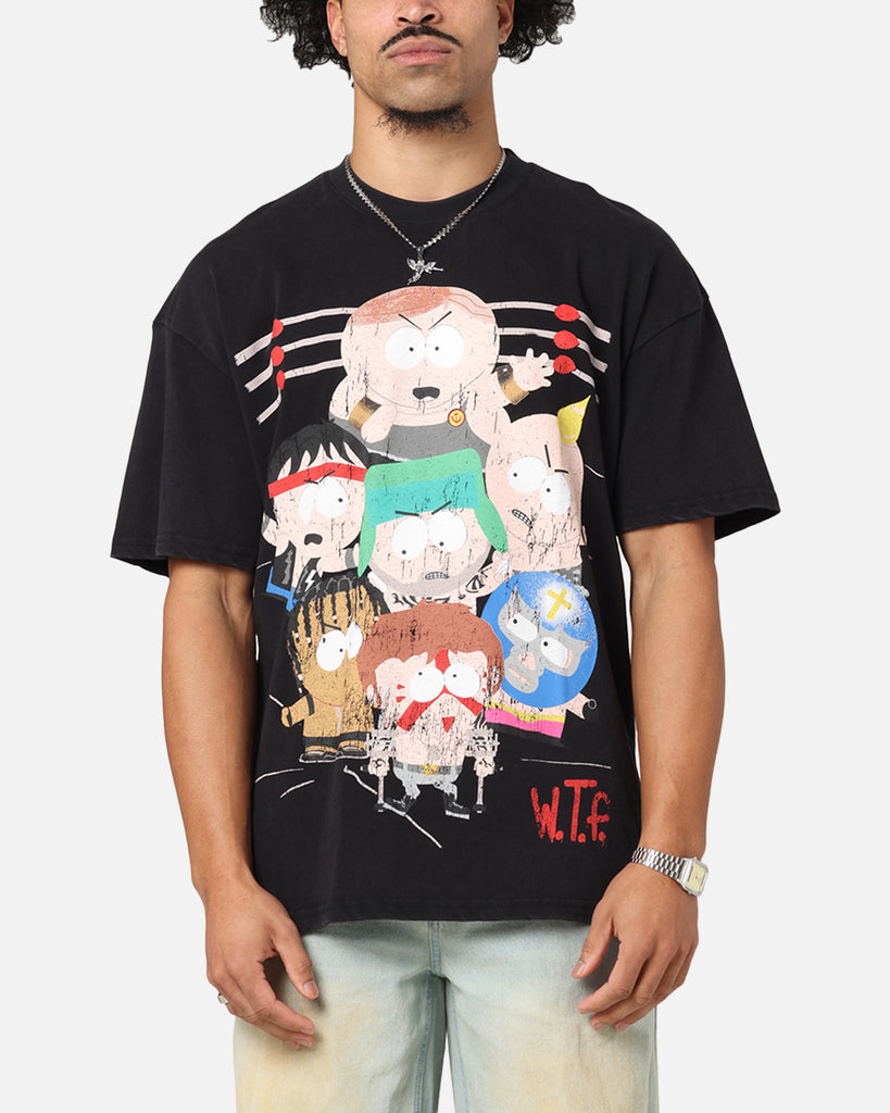 73 Studio X South Park WTF Vintage T-Shirt Black Acidwash | Culture Kings