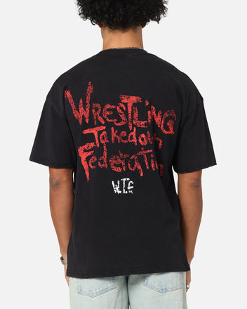 73Studio X South Park WTF Vintage T-Shirt Black Acidwash | Culture Kings