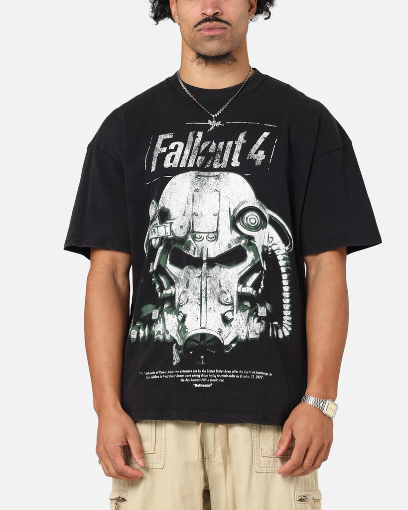 73 Studio X Fallout '15 Fallout 4 Vintage T-Shirt Black Acidwash ...