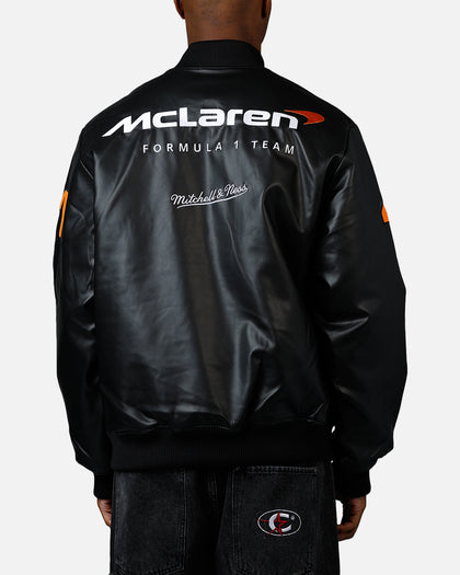 Mitchell & Ness X McLaren X Culture Kings Bomber Jacket Black