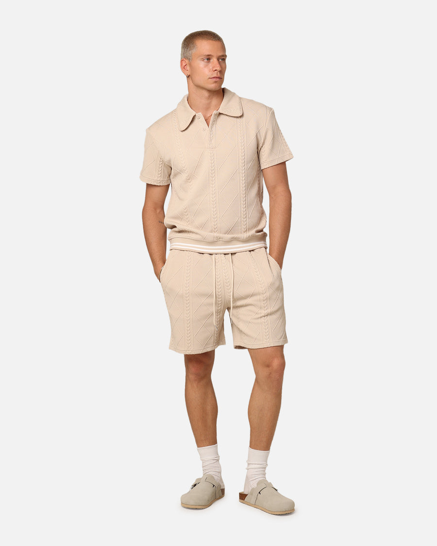 XXIII Danny Knit Shorts Beige | Culture Kings