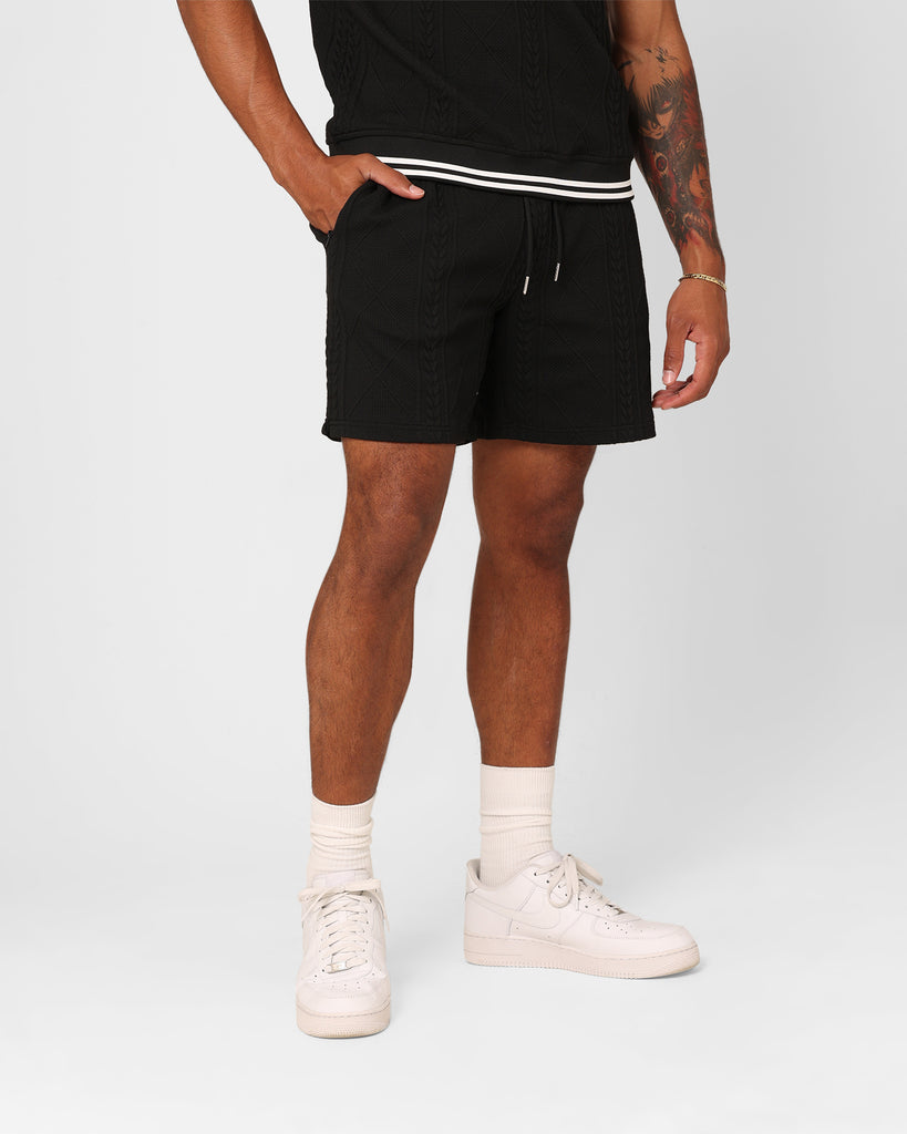 XXIII Danny Knit Shorts Black | Culture Kings
