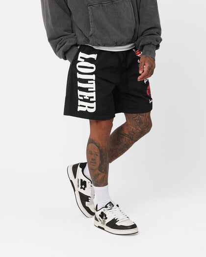 Loiter Speedway Walk Shorts Black | Culture Kings