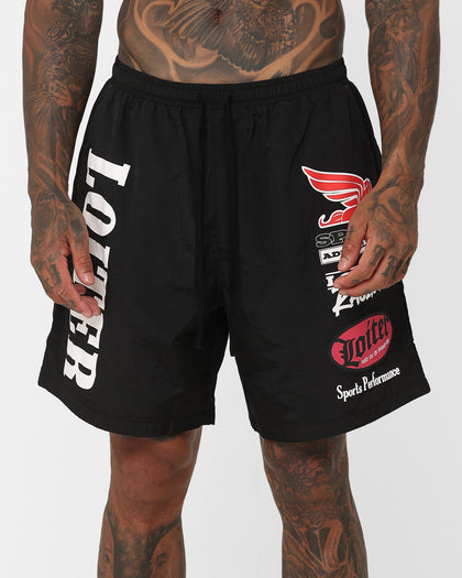 Loiter Speedway Walk Shorts Black | Culture Kings
