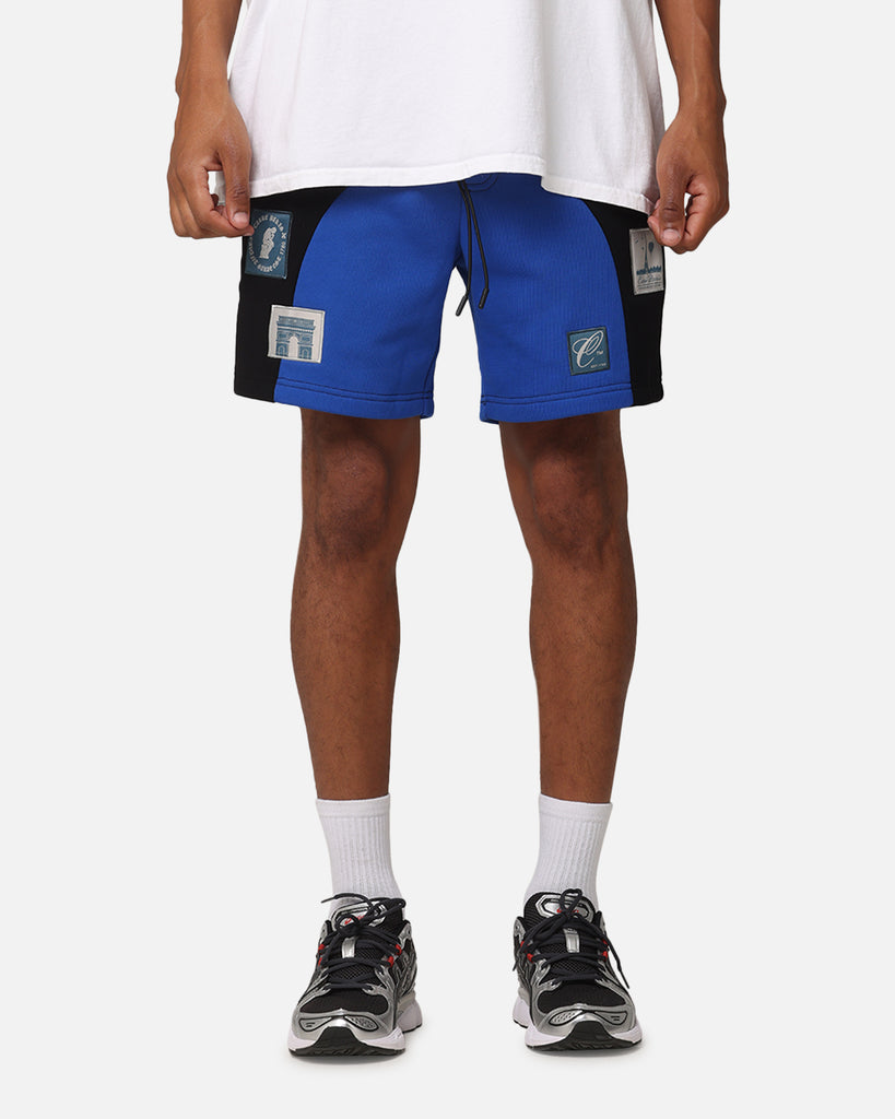 Carre Avant Panel Shorts Black/Royal | Culture Kings