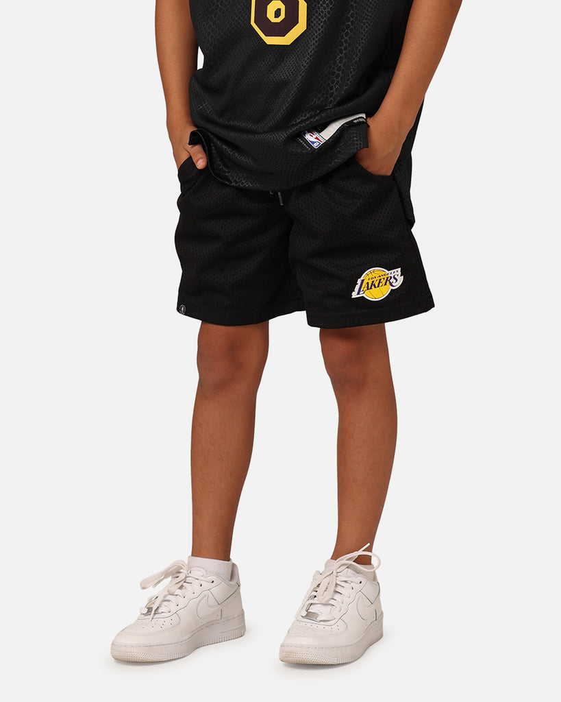 NBA Kids' Los Angeles Lakers Team Mesh Shorts Black | Culture Kings