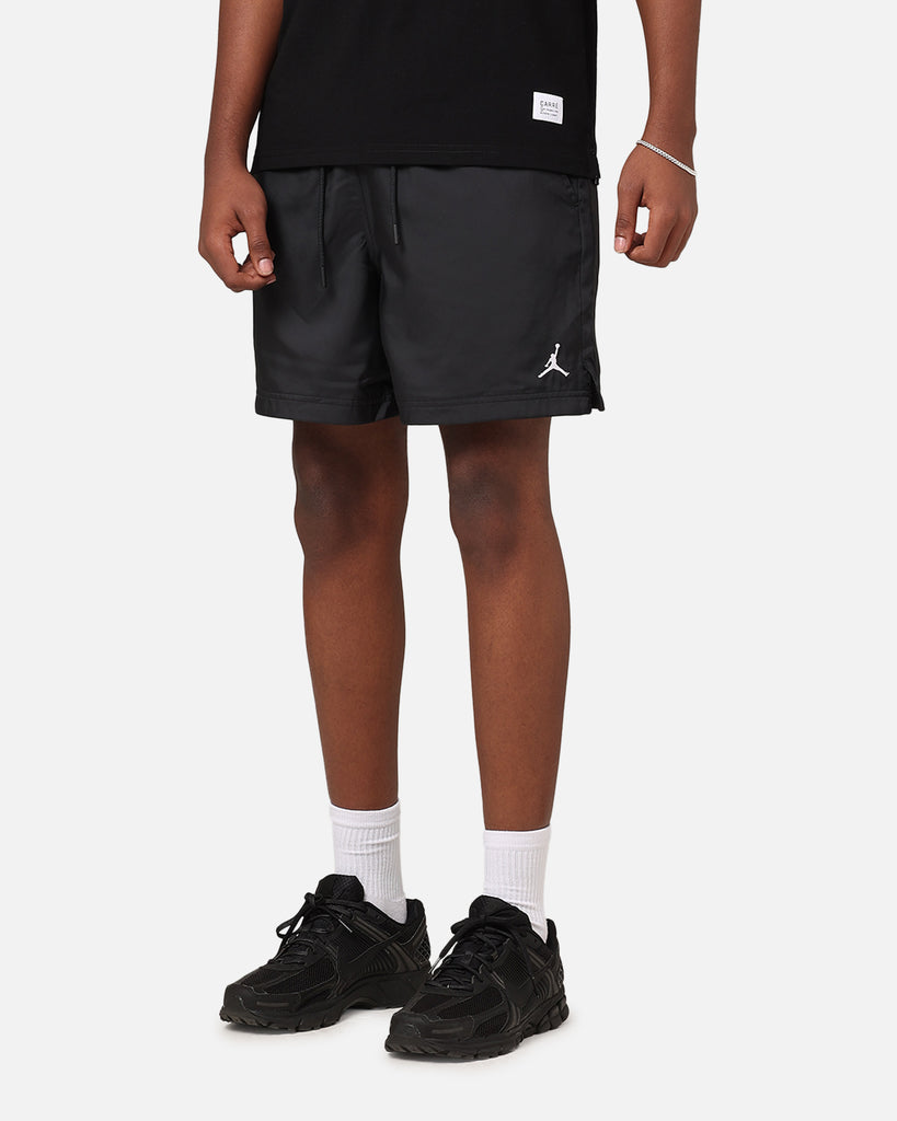Jordan Essential Poolside 5" Shorts Black/White | Culture Kings