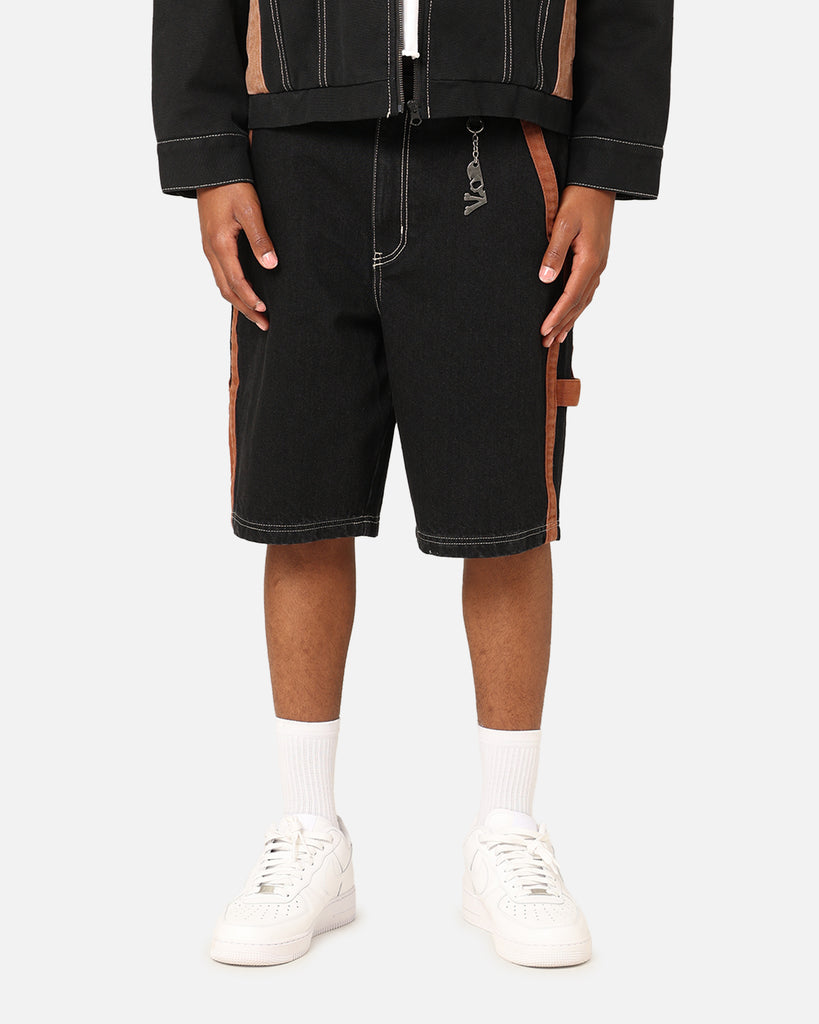 Saint Morta Rodeo Denim Shorts Black | Culture Kings