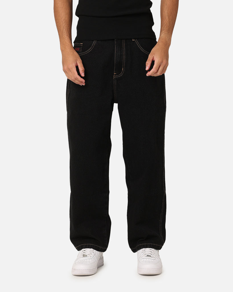 X-Large EMB Pocket Bull Denim Pant Black | Culture Kings