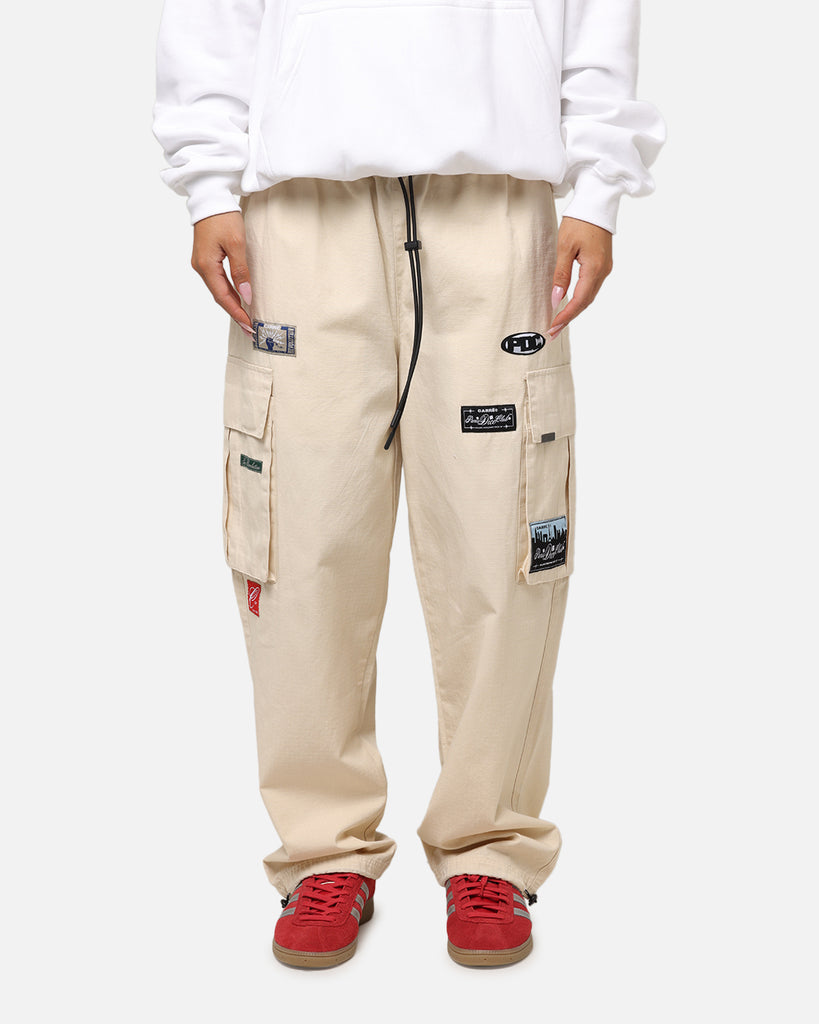 Carre Patchwork Cargo Jogger Cream | Culture Kings