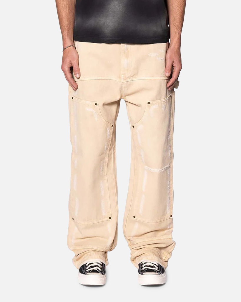 Mnml Ultra Baggy Workwear Denim Pants Tan Culture Kings