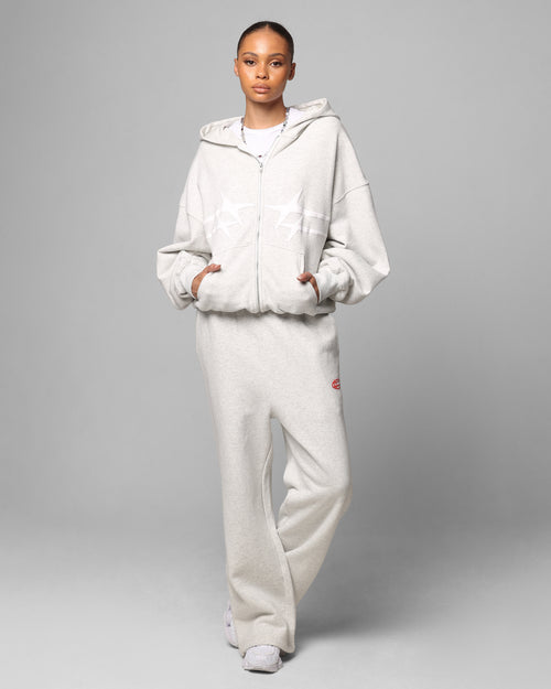 Loiter Celestial Sweat Pants Light Grey Marl | Culture Kings