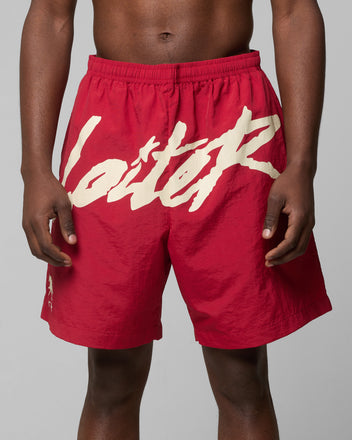 Loiter Rodeo Shorts Red | Culture Kings