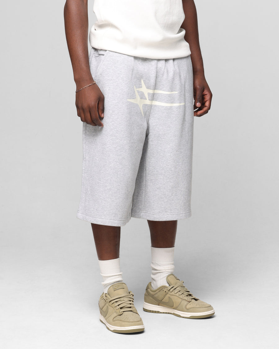 Loiter Hybrid Shorts Grey Marle | Culture Kings